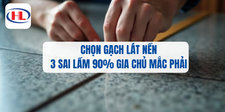 Chọn gạch lát nền: 3 sai lầm 90% gia chủ mắc phải