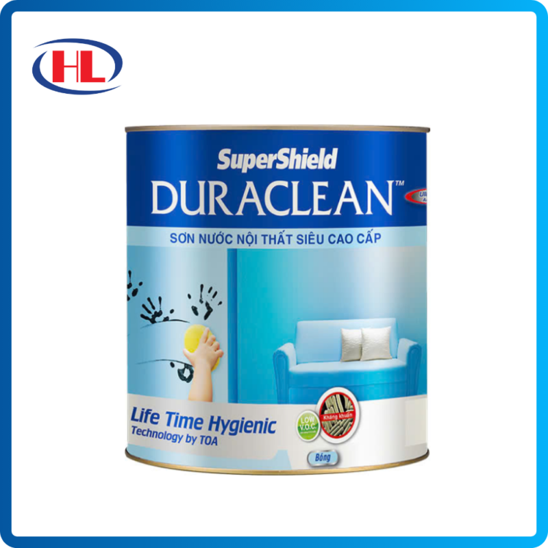 Sơn Nước Nội Thất Siêu Cao Cấp SUPERSHIELD DURACLEAN